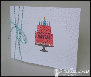 Party Wishes Birthday Card – Hand Stamped Cards with Josee Smuck ...