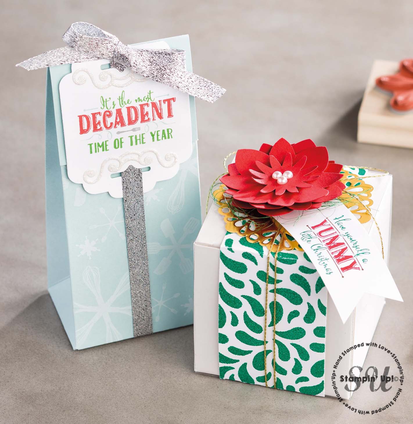 Christmas Gift Packaging Ideas – Hand Stamped Cards with Josee Smuck ...