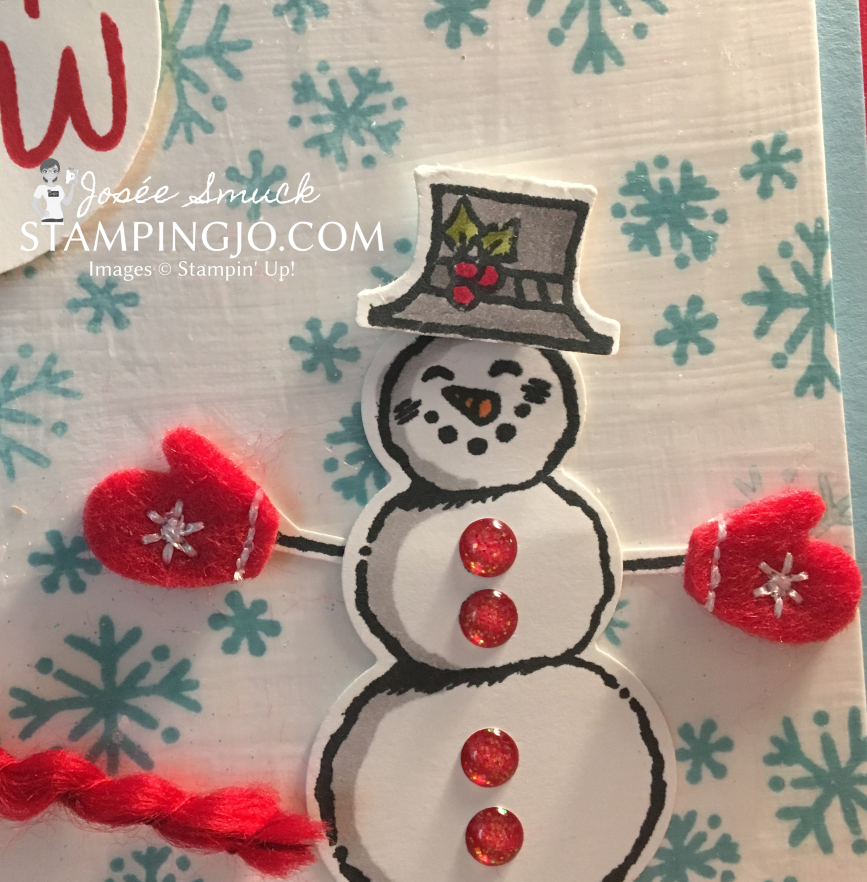 Let It Snow – Hand Stamped Cards with Josee Smuck-Stampin' Up! Canada ...