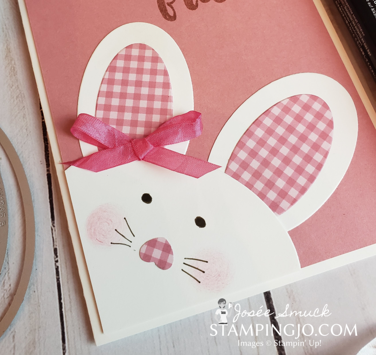Easter Bunny Card with a punch and Stampin’ Up! Dies – Hand Stamped ...