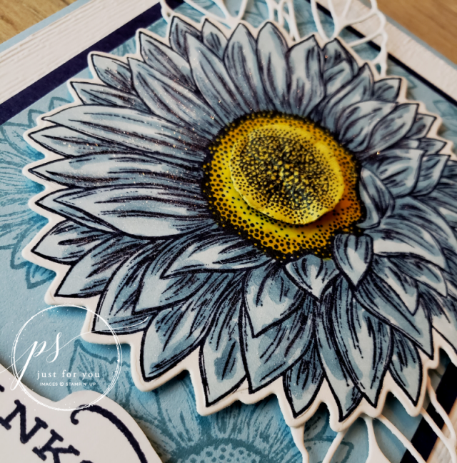 Celebrate Sunflowers in Blue – Hand Stamped Cards with Josee Smuck ...